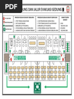 Contoh Denah Jalur Evakuasi | PDF