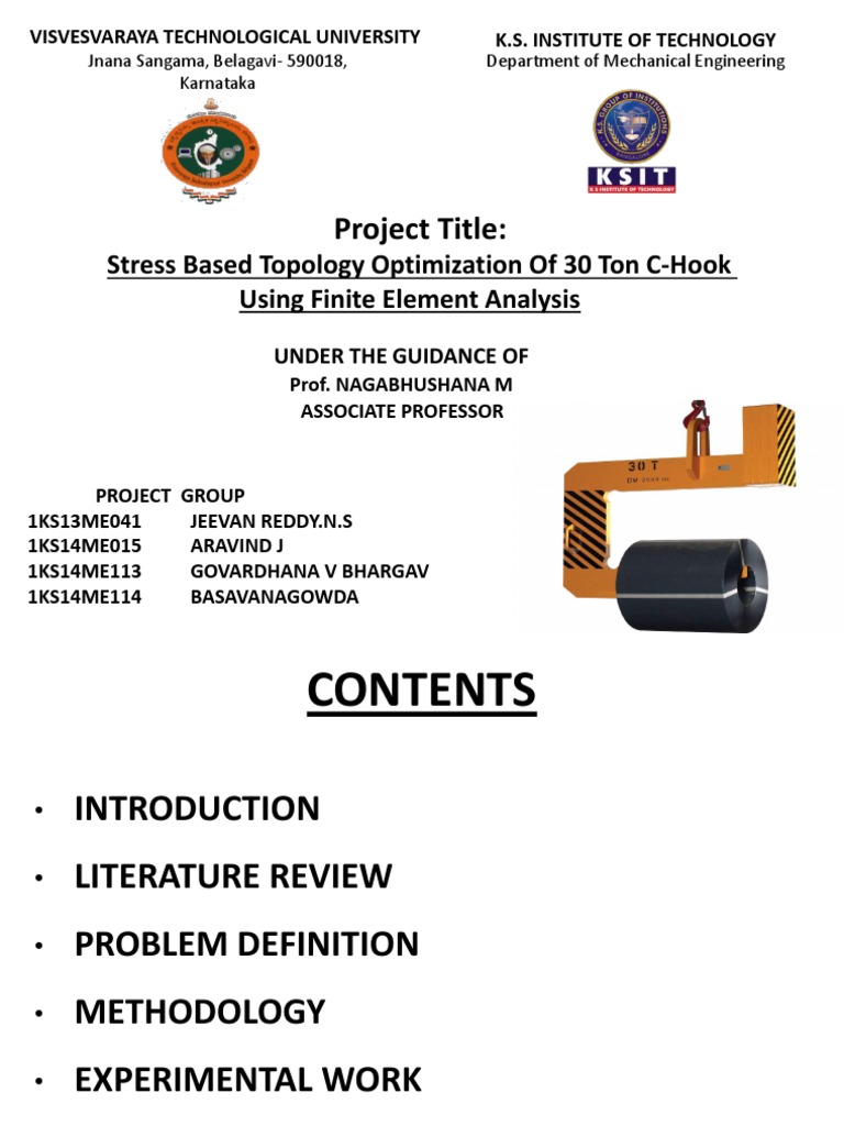 Stress-Based C-Hook Optimization | PDF | Bending | Stress (Mechanics)
