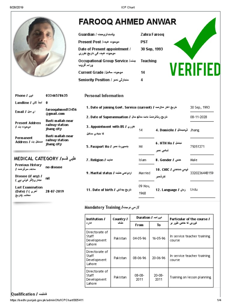 ICP Chart PDF | PDF