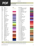 DMC Floss To RGB Values Conversion Chart | PDF | Blue | Rgb Color Model