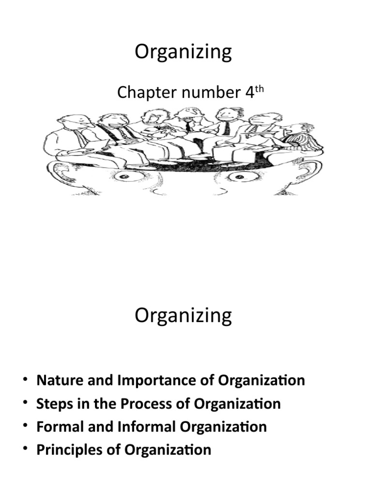 Organizing: Chapter Number 4 | PDF | Employment | Business