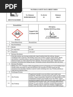 Msds Detergen (Lembar Data Keselamatan Bahan) | PDF