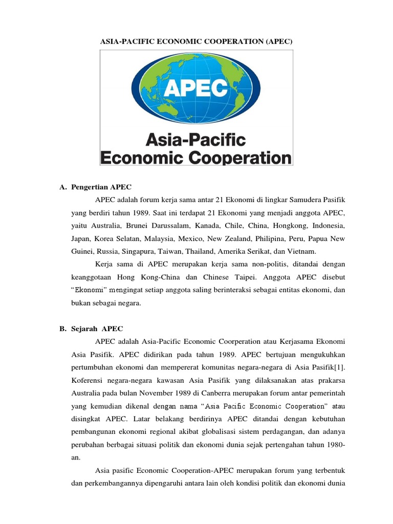 APEC | PDF