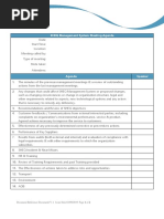 MRM Minutes Format | PDF | Business