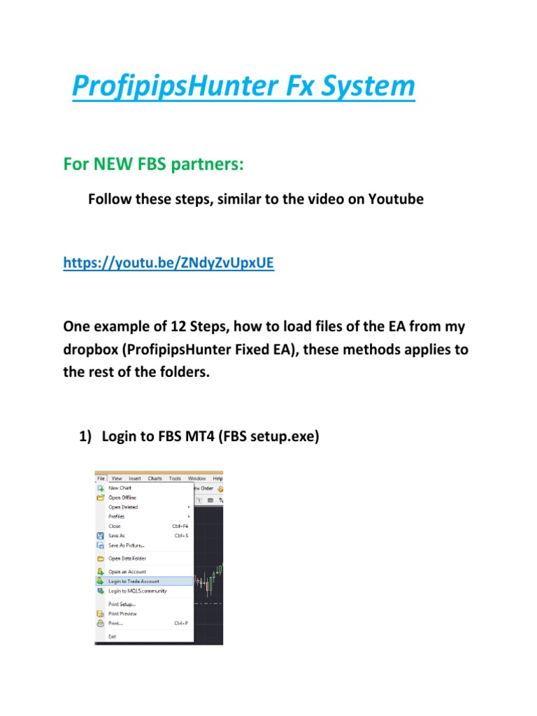 FBS MT4 Setup Guide for EA Trading | PDF | Computer Architecture ...