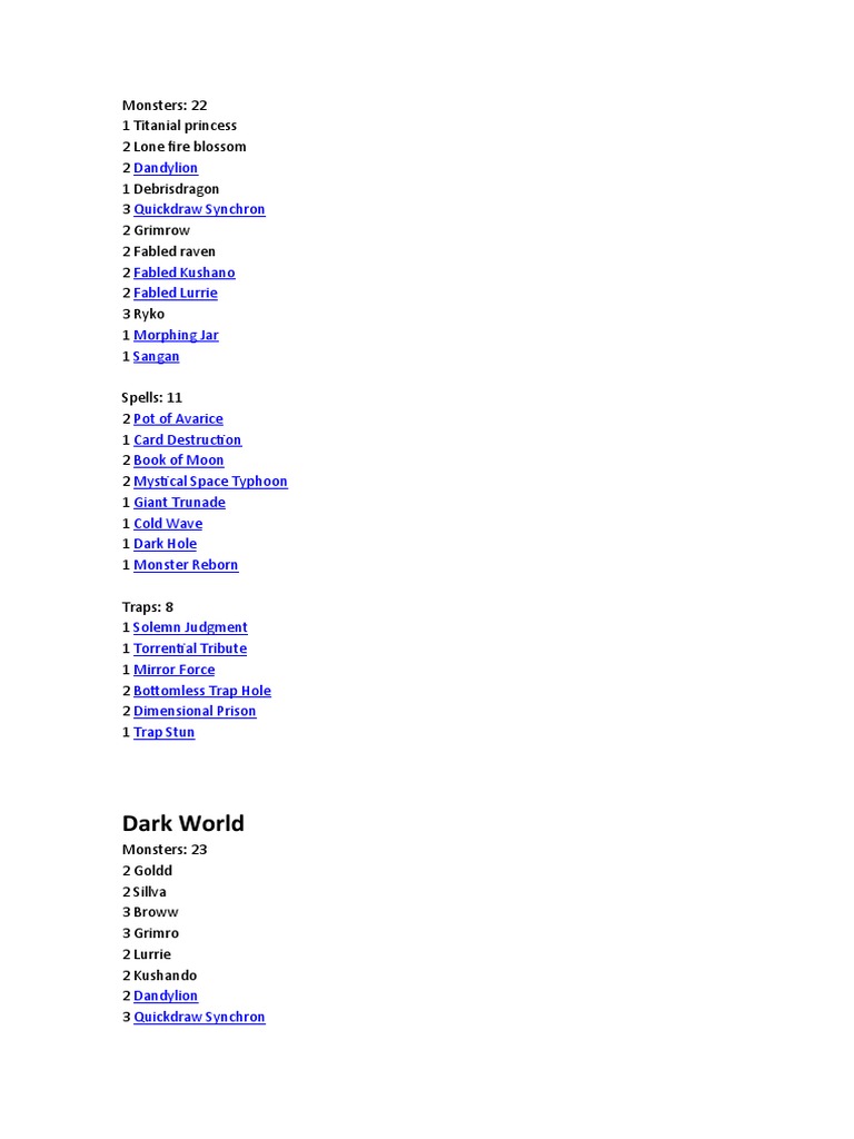 Dark World | PDF