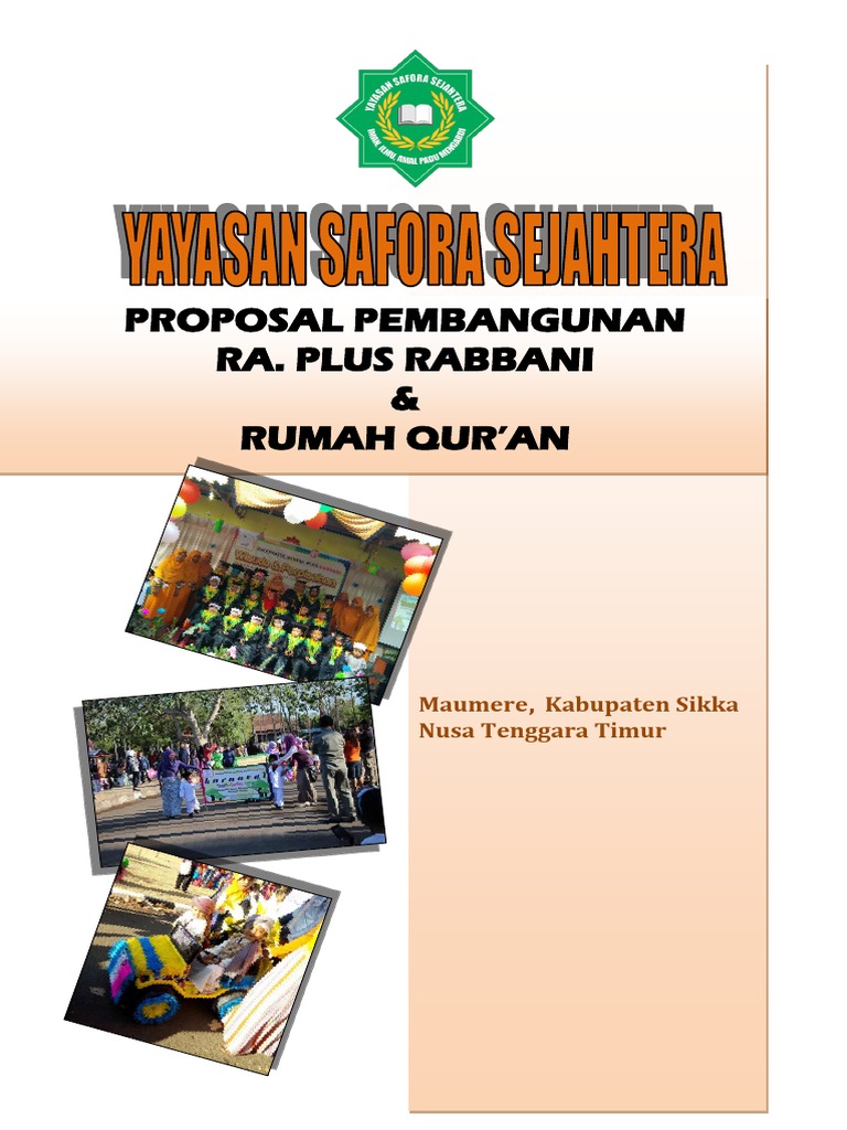 Proposal Pembangunan Ra Rabbani | PDF