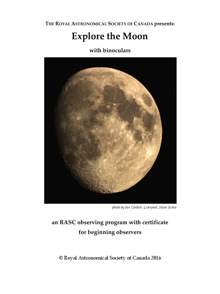 Explore The Moon With Binoculars | PDF | Moon | Lunar Science