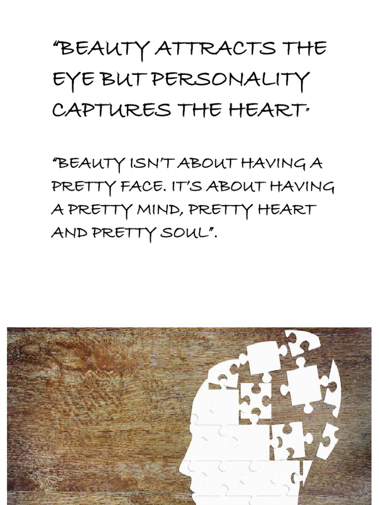 Beauty vs. Personality in Attraction | PDF