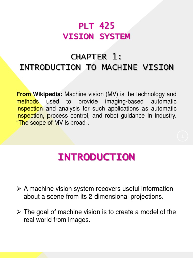 Introduction to Machine Vision Systems | PDF | Computer Vision | Medical Imaging