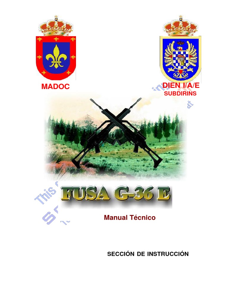 Manual Del hk-g36 - (Et) | PDF | Rifle | Revista (armas de fuego)