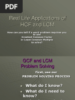 HCF LCM Real Life Questions Solutions | PDF