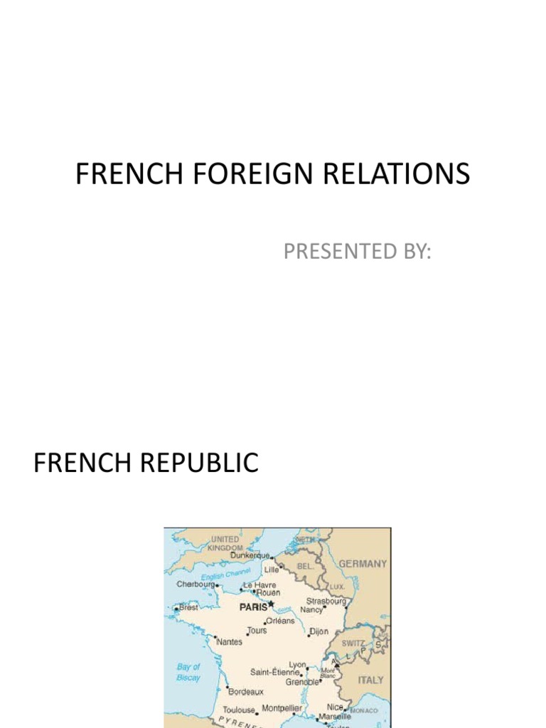 French Foreign Relations | PDF | France | European Union