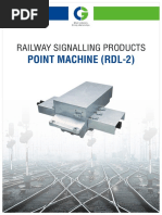 Point Machine FOR RAILWAY SIGNALING | PDF | Electric Motor | Clutch