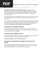 Lab Report Concrete-Compressive Strength | PDF | Concrete | Materials ...