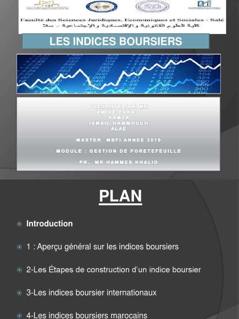 Les Indices Boursiers | PDF | Indice boursier | Capitalisation du marché