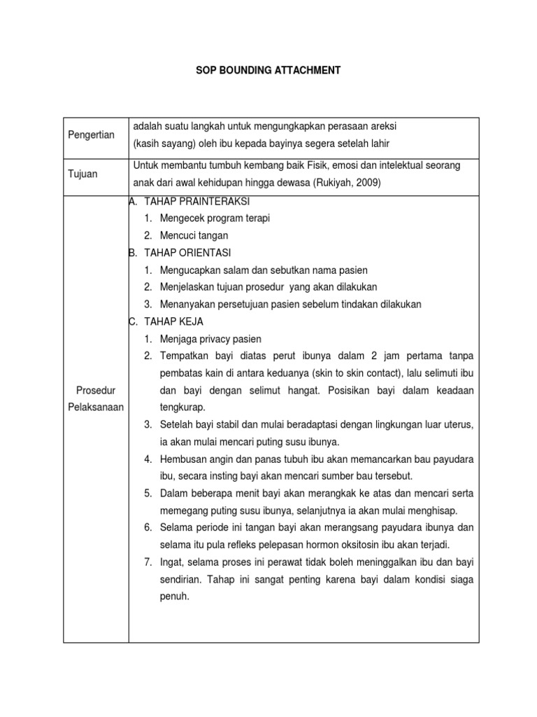 Sop Bounding Attachment | PDF