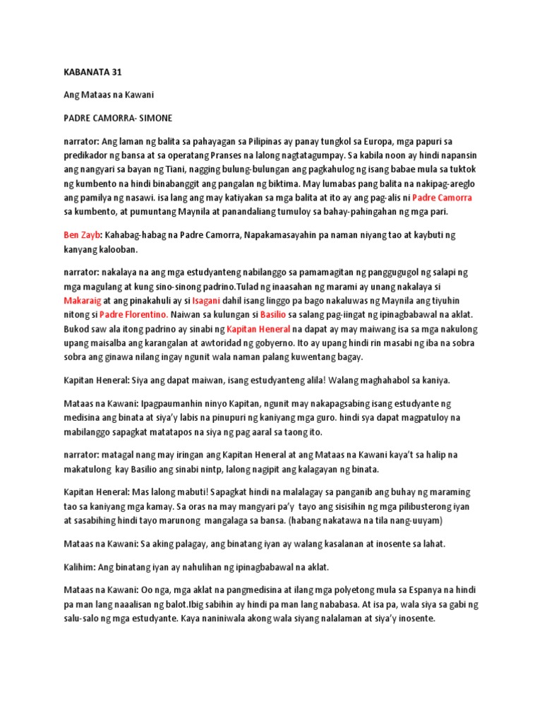 Kabanata 31 | PDF