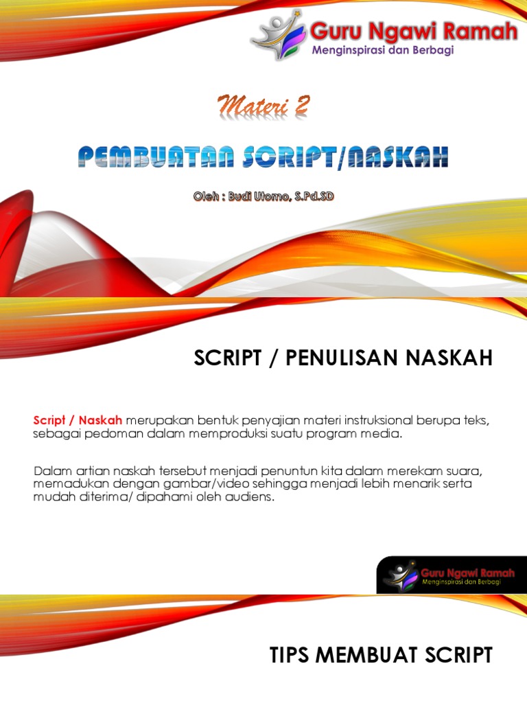 Penulisan Script | PDF