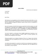 Capgemini Offer Letter | PDF
