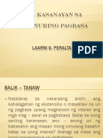 Pagbasa at Pagsulat Tungo Sa Pananaliksik | PDF