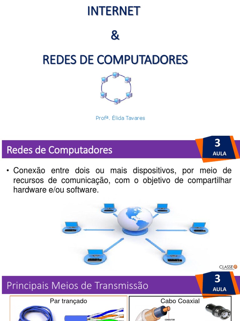 Aula 3 | PDF | Rede de computadores | Rede mundial de computadores