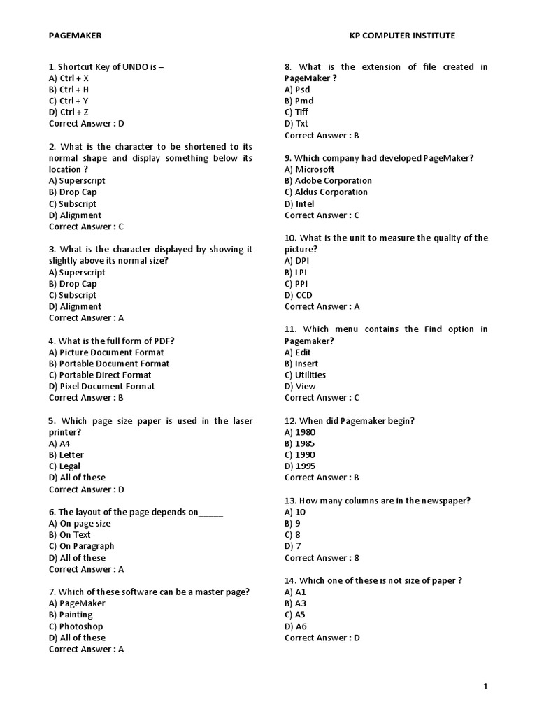 PAGEMAKER | PDF | Page Layout | Graphical User Interfaces