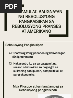 Rebolusyong Pangkaisipan Ekonomiya | rebolusyonge