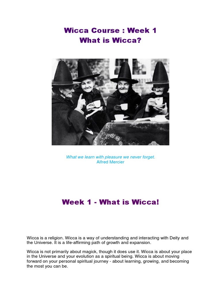 What Is Wicca | PDF | Wicca | Witchcraft