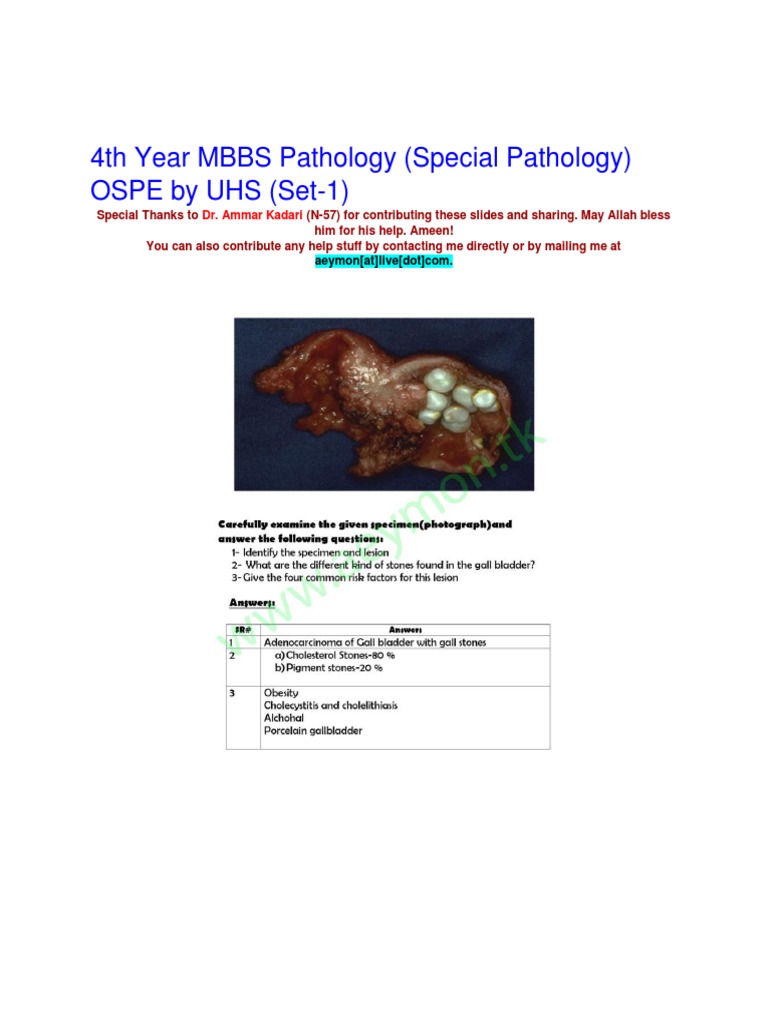 Pathology Ospe | PDF