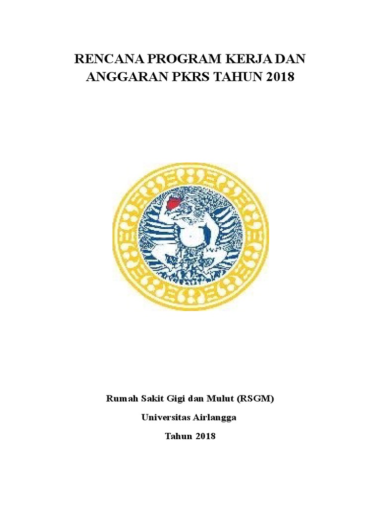 Pedoman Dan Program Kerja PKRS | PDF