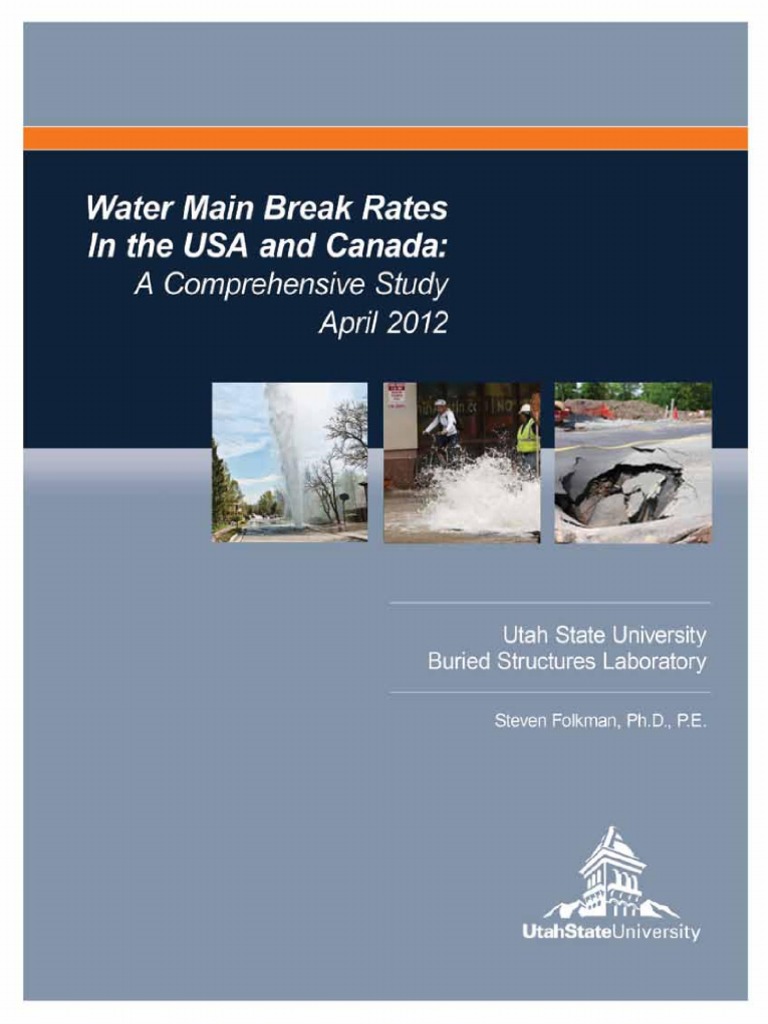 Water Main Break Rates in North America | PDF | Water Supply Network ...