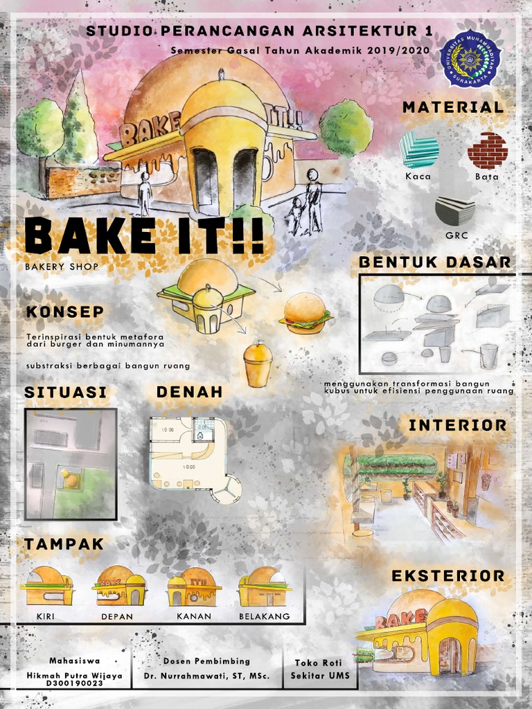 Contoh Poster Arsitektur | PDF