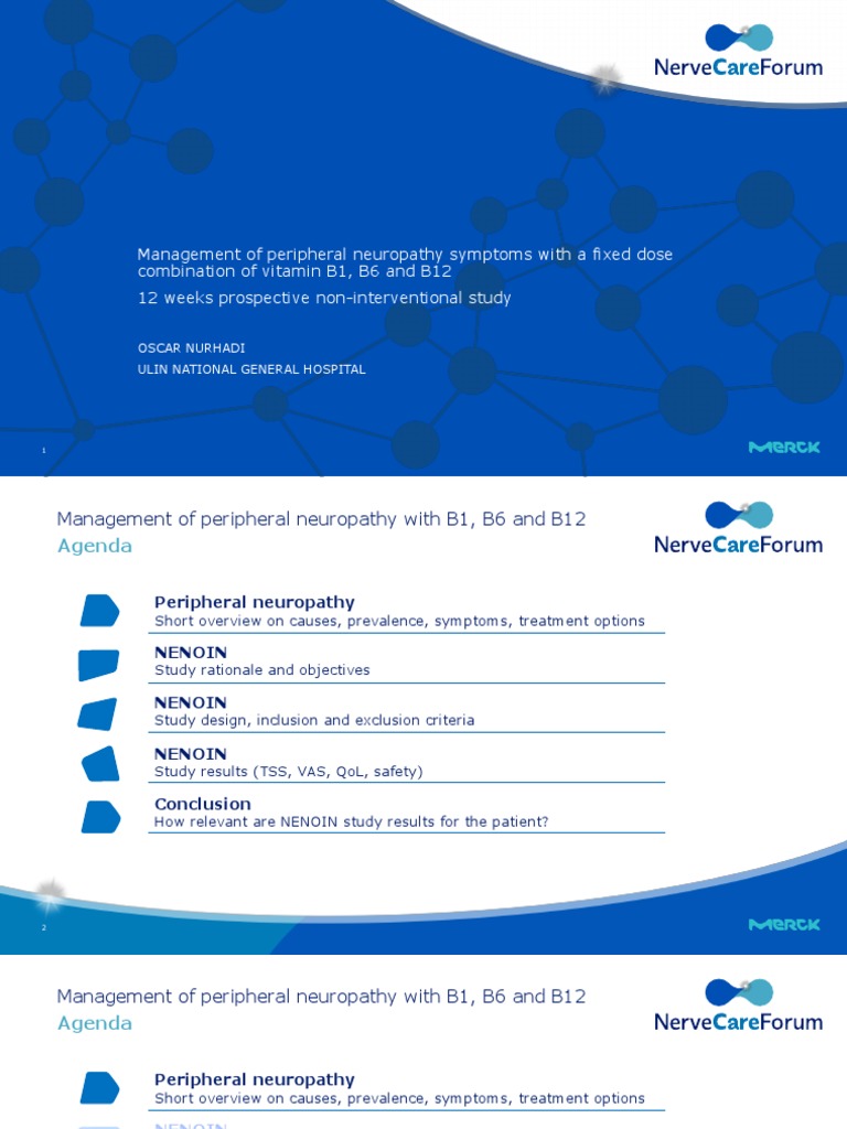 Management of Peripheral Neuropathy With B1 B6 and B12 - Dr. Oscar ...