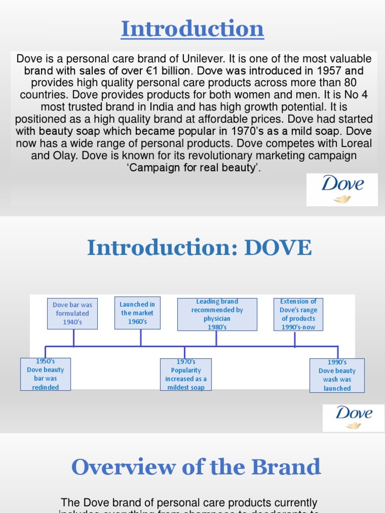 Dove Presentation | PDF | Brand | Advertising
