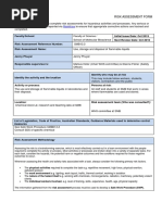 DD Form 2977 Deliberate Risk Assessment Worksheet | PDF | Risk ...