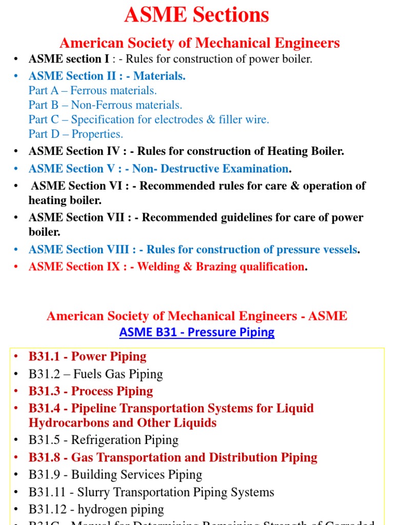 Asme, Api, Aws | PDF