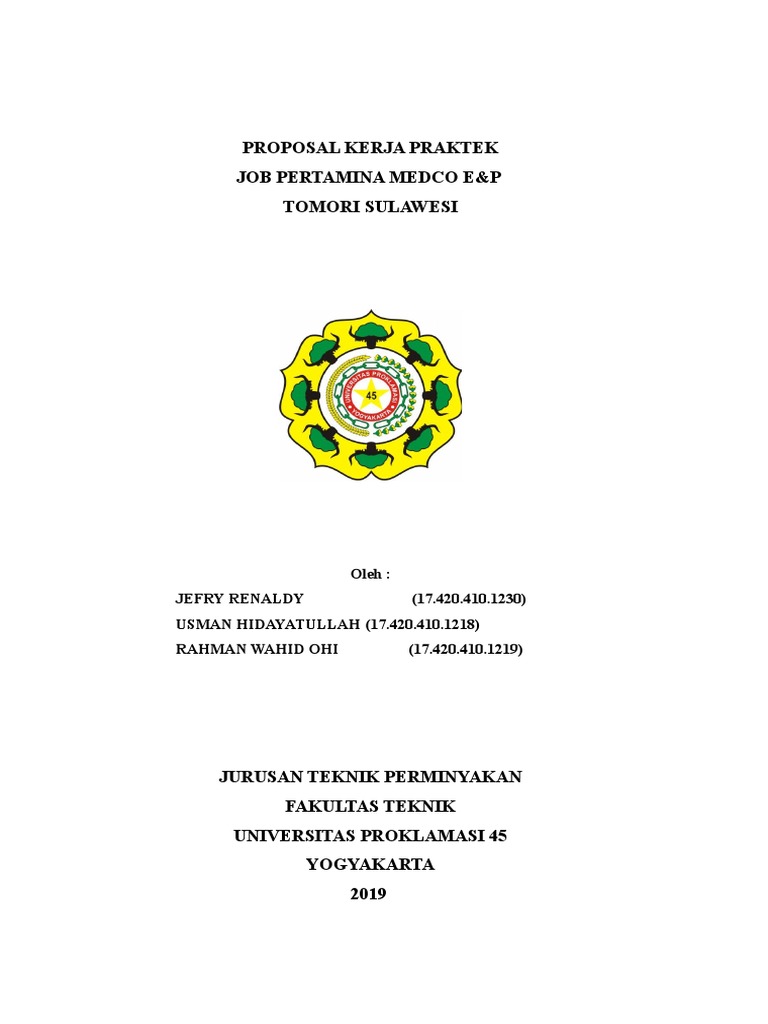 Proposal KP | PDF | Bisnis