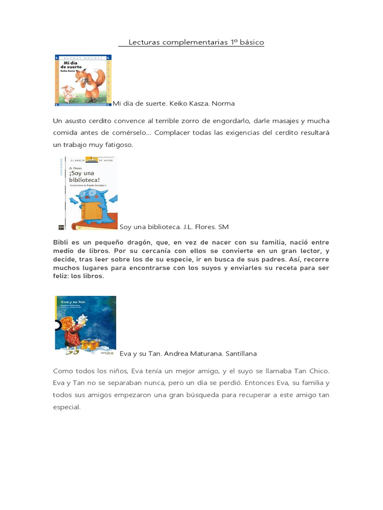 Fichas Lecturas Complementarias 2020 | PDF | La metamorfosis | Novelas