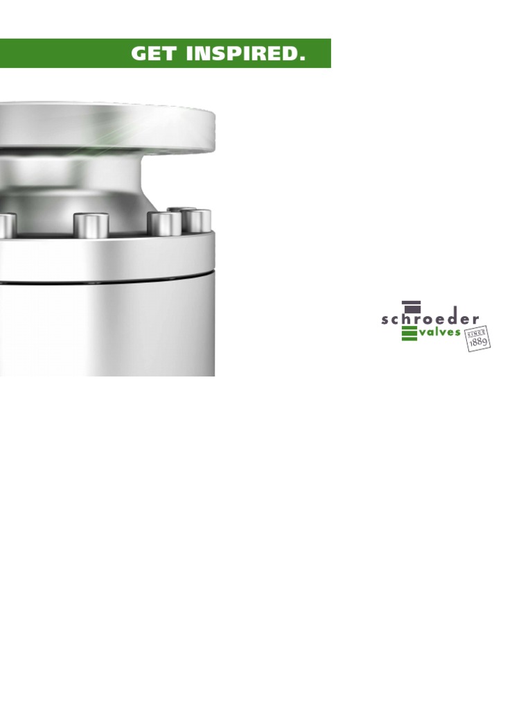 Schroeder Valves: High-Pressure Solutions | PDF | Pump | Valve