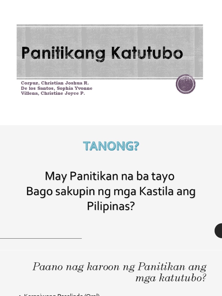 Panitikang Katutubo | PDF
