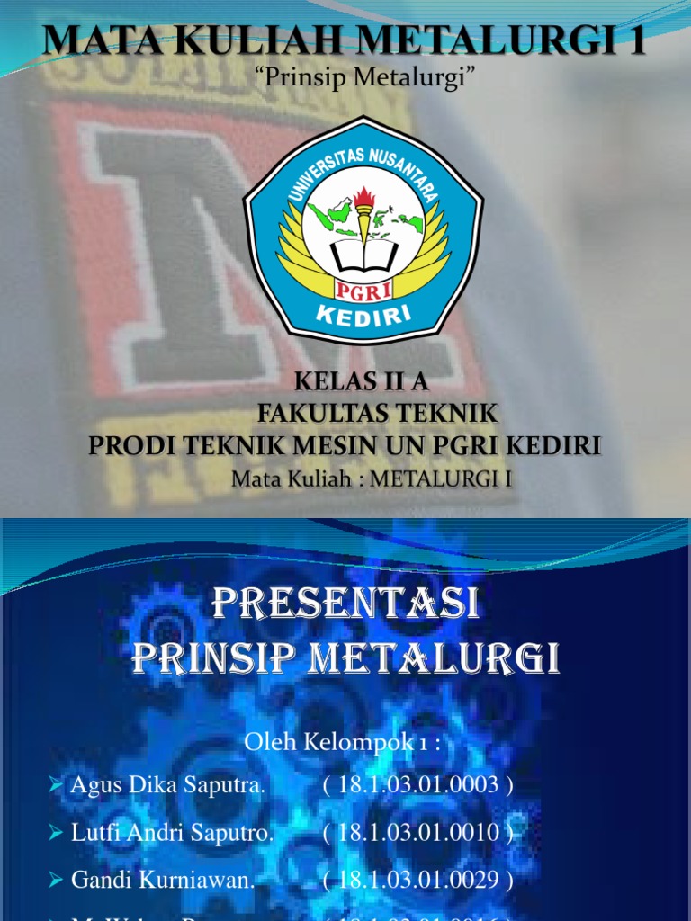 Prinsip Metalurgi untuk Mahasiswa | PDF