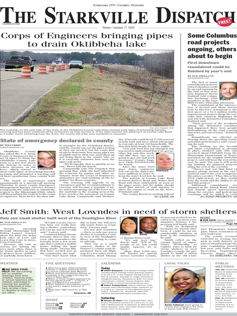 Starkville Dispatch Eedition 1-17-20 | PDF | Violence