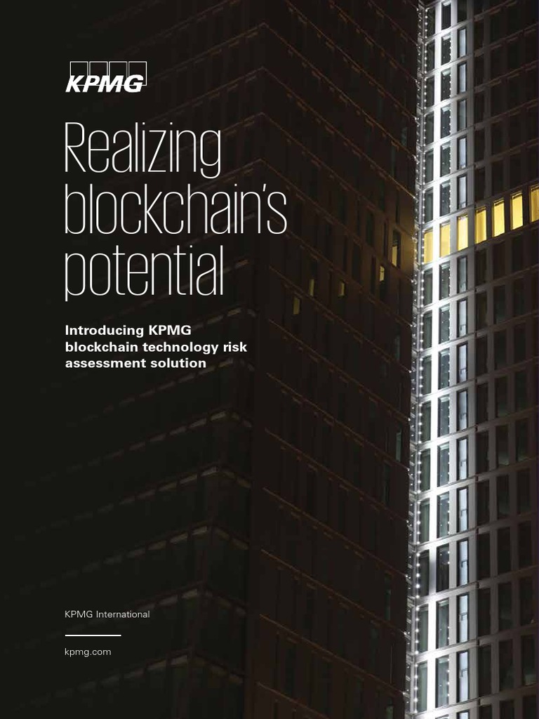 Blockchain Risk Assessment KPMG | PDF | Risk Management | Computer Security