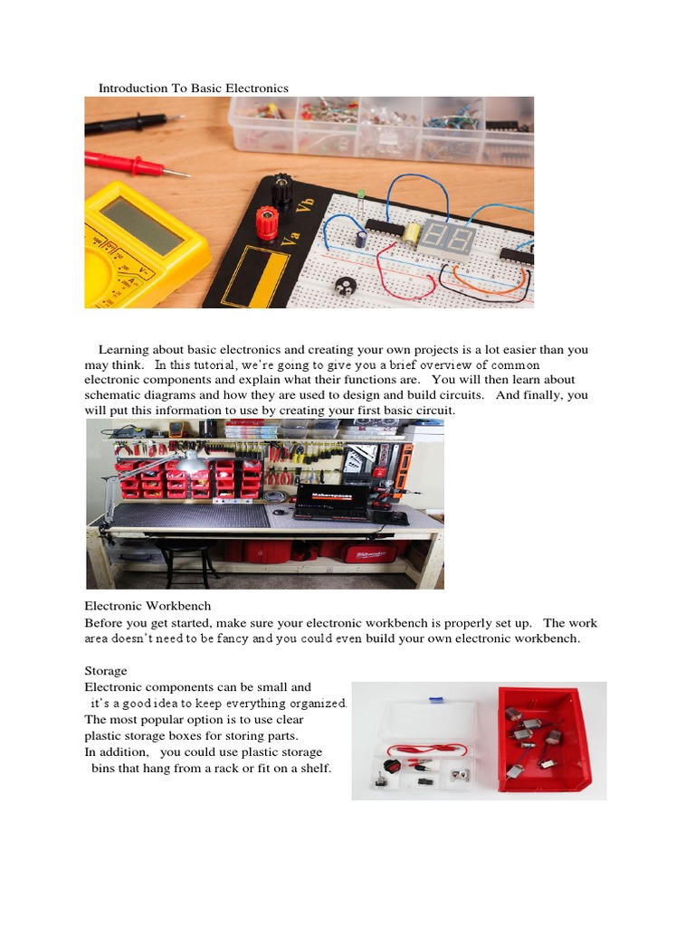 Basic Electronics | PDF | Electronic Circuits | Resistor