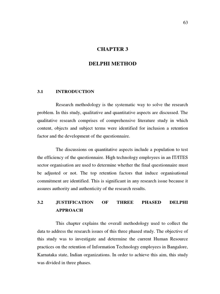 Chapter 3 Delphi Method Download Free Pdf Correlation And