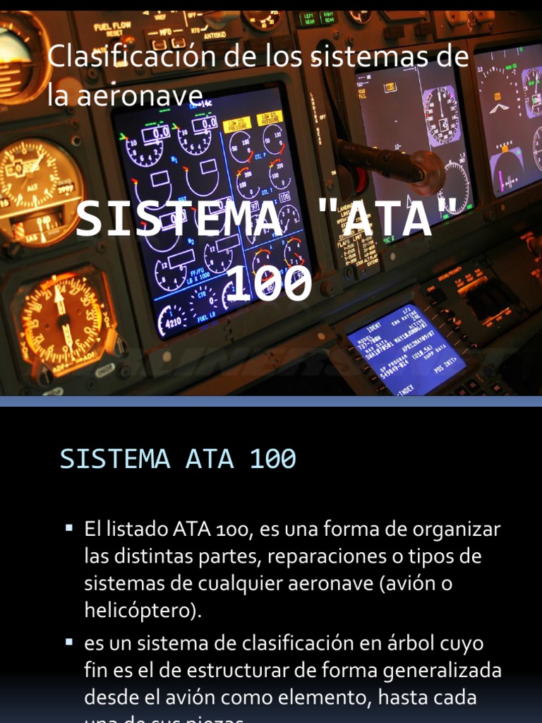 Ata 100 | PDF | Aeronáutica | Configuraciones de aeronaves