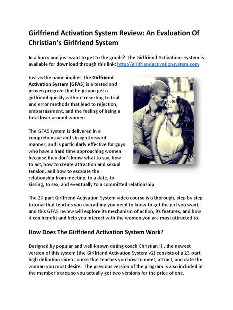 Girlfriend Activation System Review | PDF | Behavioural Sciences ...