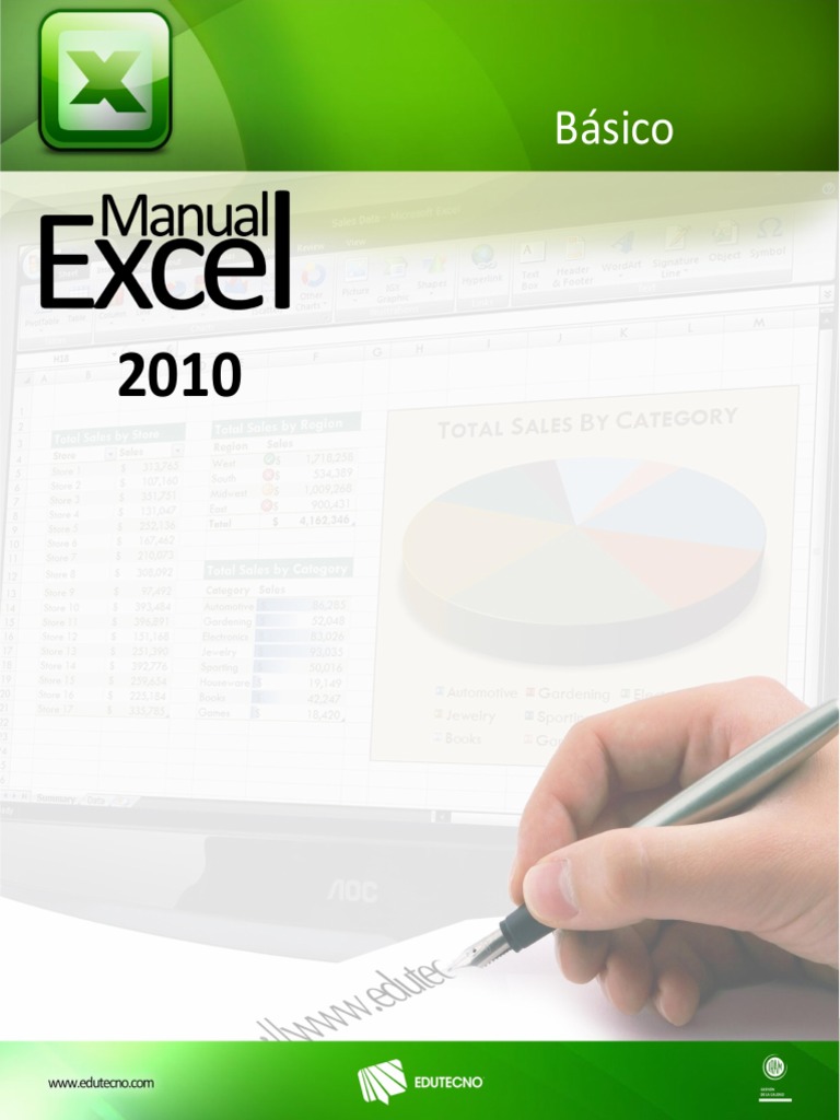 2010 MANUAL EXCEL BASICO EDUTECNO.pdf | Microsoft Excel | Hoja de ...