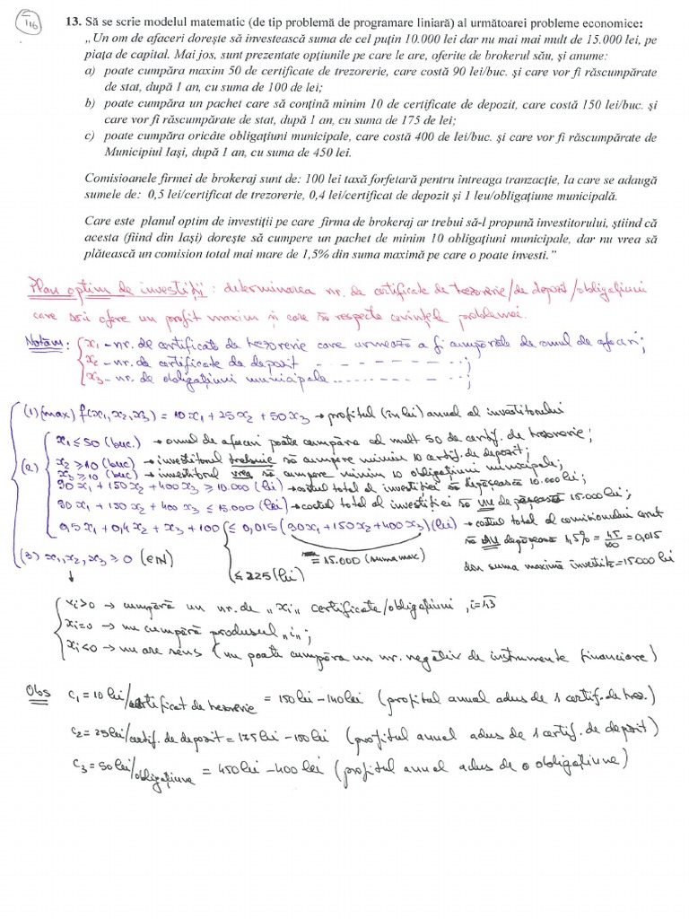 EVP2 - Rezolvare Probleme Economice | PDF